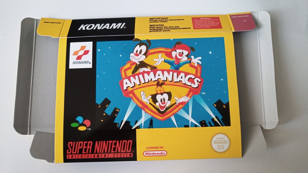 Super Nintendo Animaniacs Box - Etsy