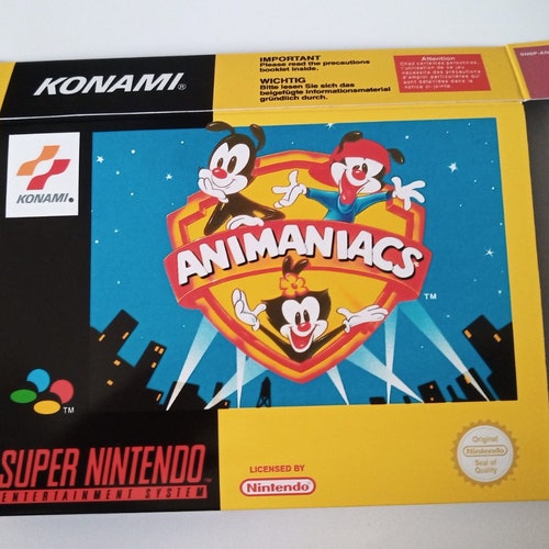 Animaniacs Super Nintendo Sprites Video Game Inspired - Etsy