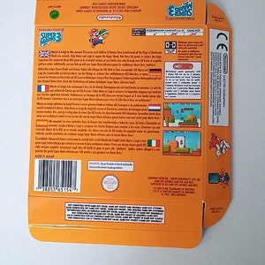 Game Boy Advance Super Mario Bros 3 Super Mario Advance 4 Box - Etsy