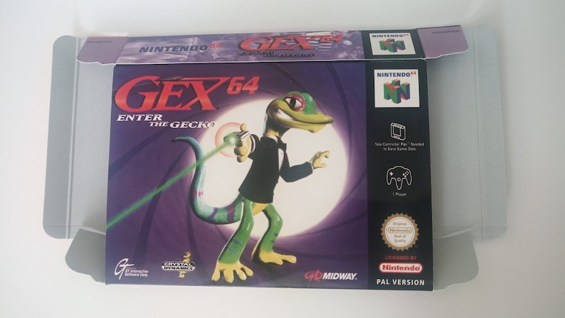 Nintendo 64 Gex 64 Box - Etsy