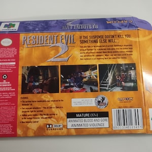 Nintendo 64 Resident Evil 2 USA Box - Etsy