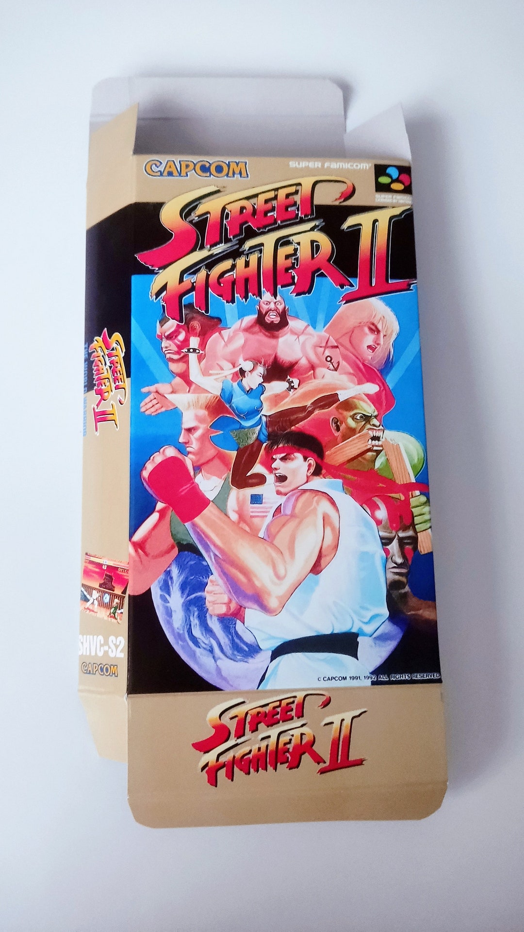 Super Famicom Street Fighter 2 Box - Etsy