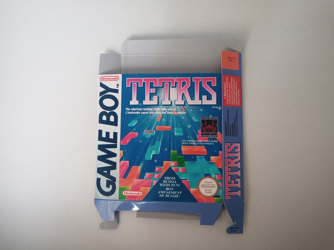 Nintendo Game Boy Tetris Box - Etsy