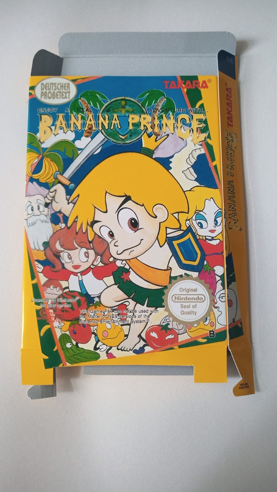 Nintendo Nes Banana Prince Box - Etsy UK