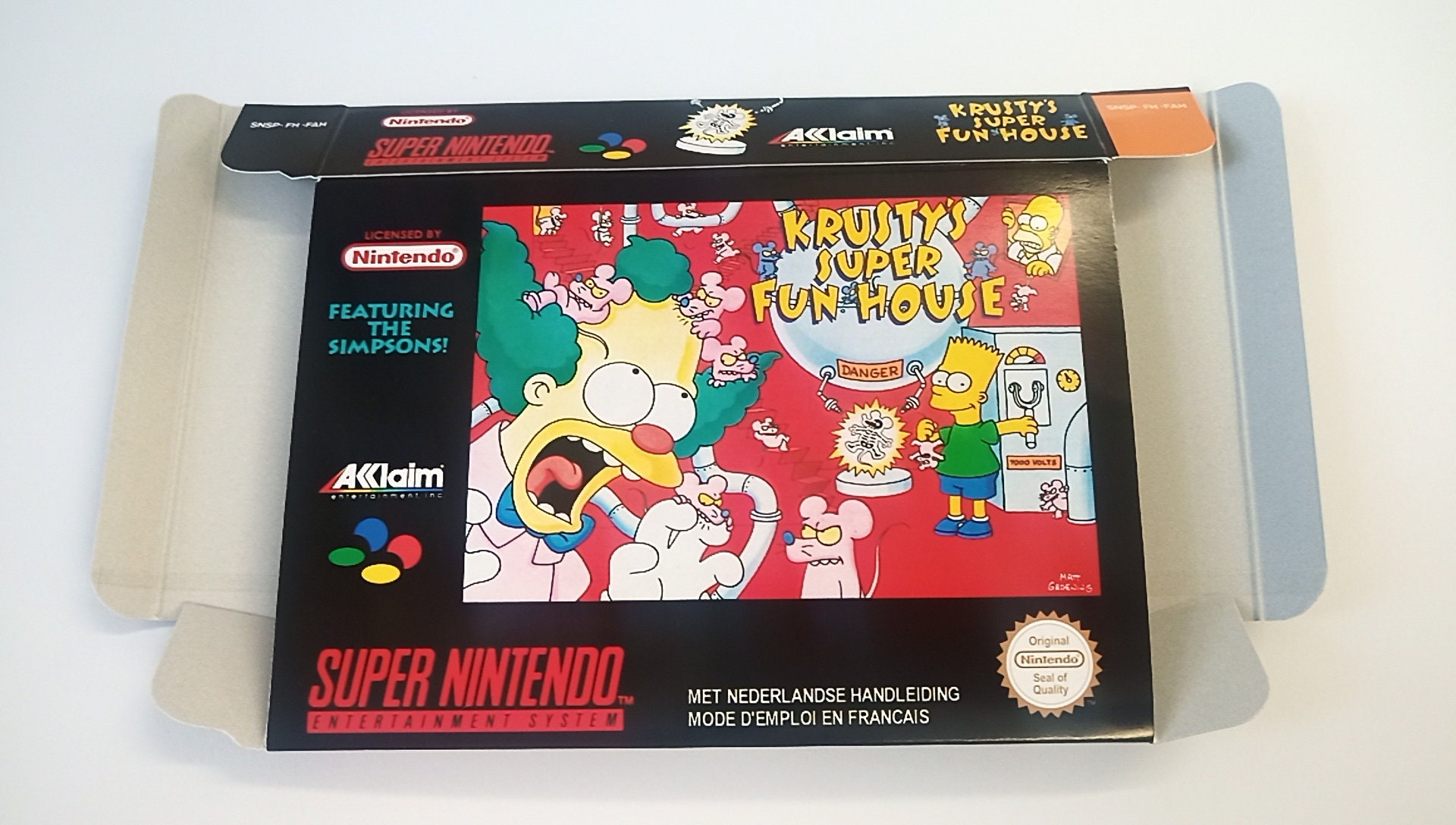 Super Nintendo Krusty Super Fun House Box - Etsy