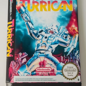 Nintendo Nes Super Turrican Box Etsy