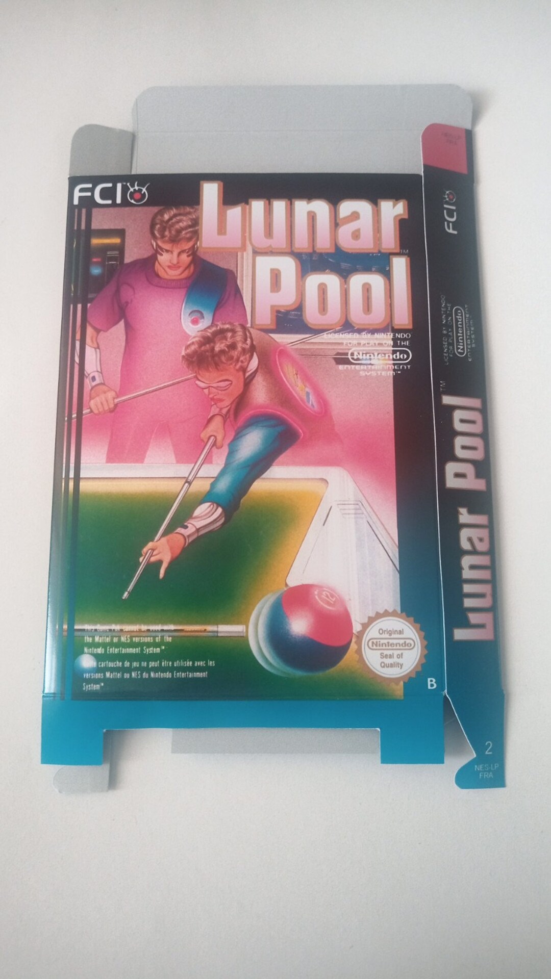 Nintendo Nes Lunar Pool Box - Etsy