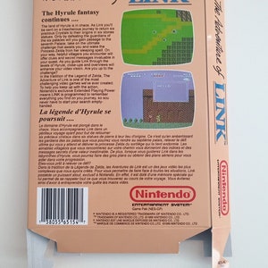 Nintendo Nes Zelda 2 II Box - Etsy