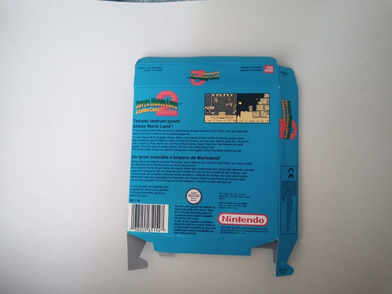 Nintendo Game Super Mario Land 2 Box - Etsy