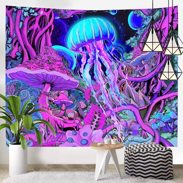 Trippy Tapestry - Etsy