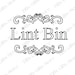Lint Decal Laundry Room Decor Lint Bin Vinyl Decal for - Etsy