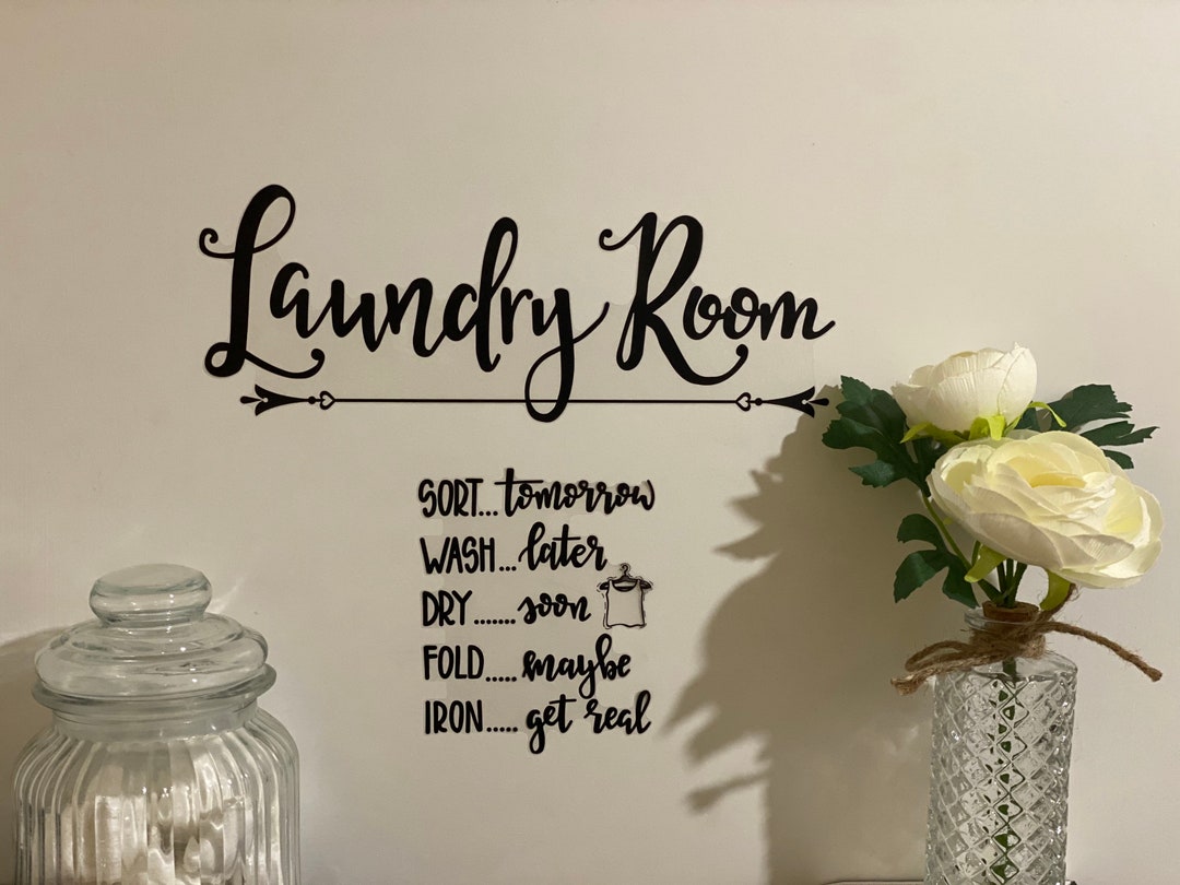 Laundry Room Wall Decal Laundry Room Decor Laundry Room - Etsy