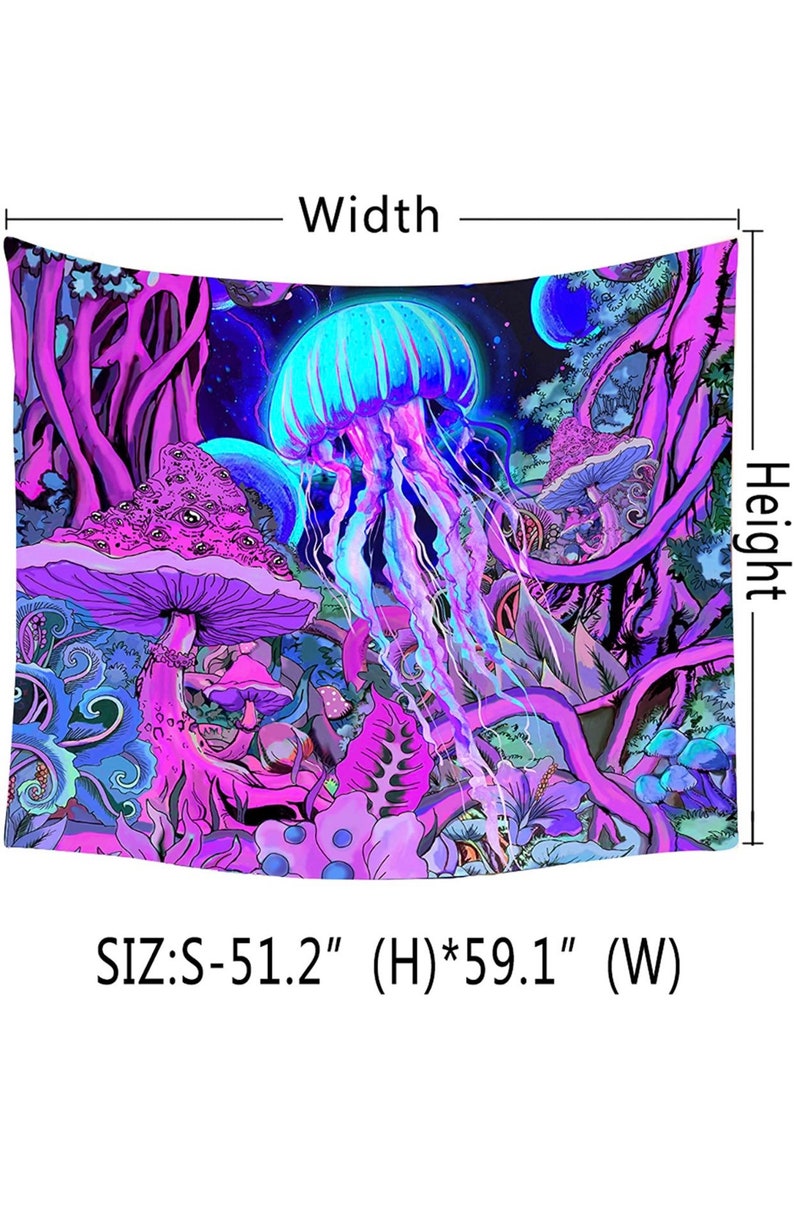 Psychedelic Art Tapestry Wall Tapestry Wall Hanging Colorful - Etsy