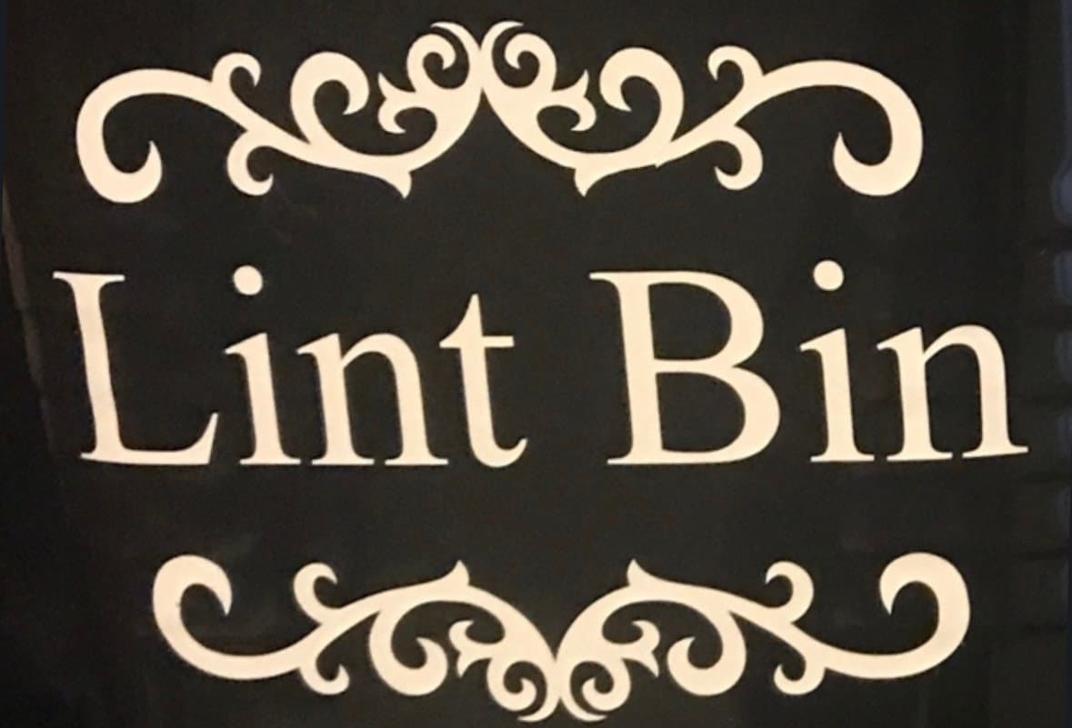 Lint Decal Laundry Room Decor Lint Bin Vinyl Decal for - Etsy