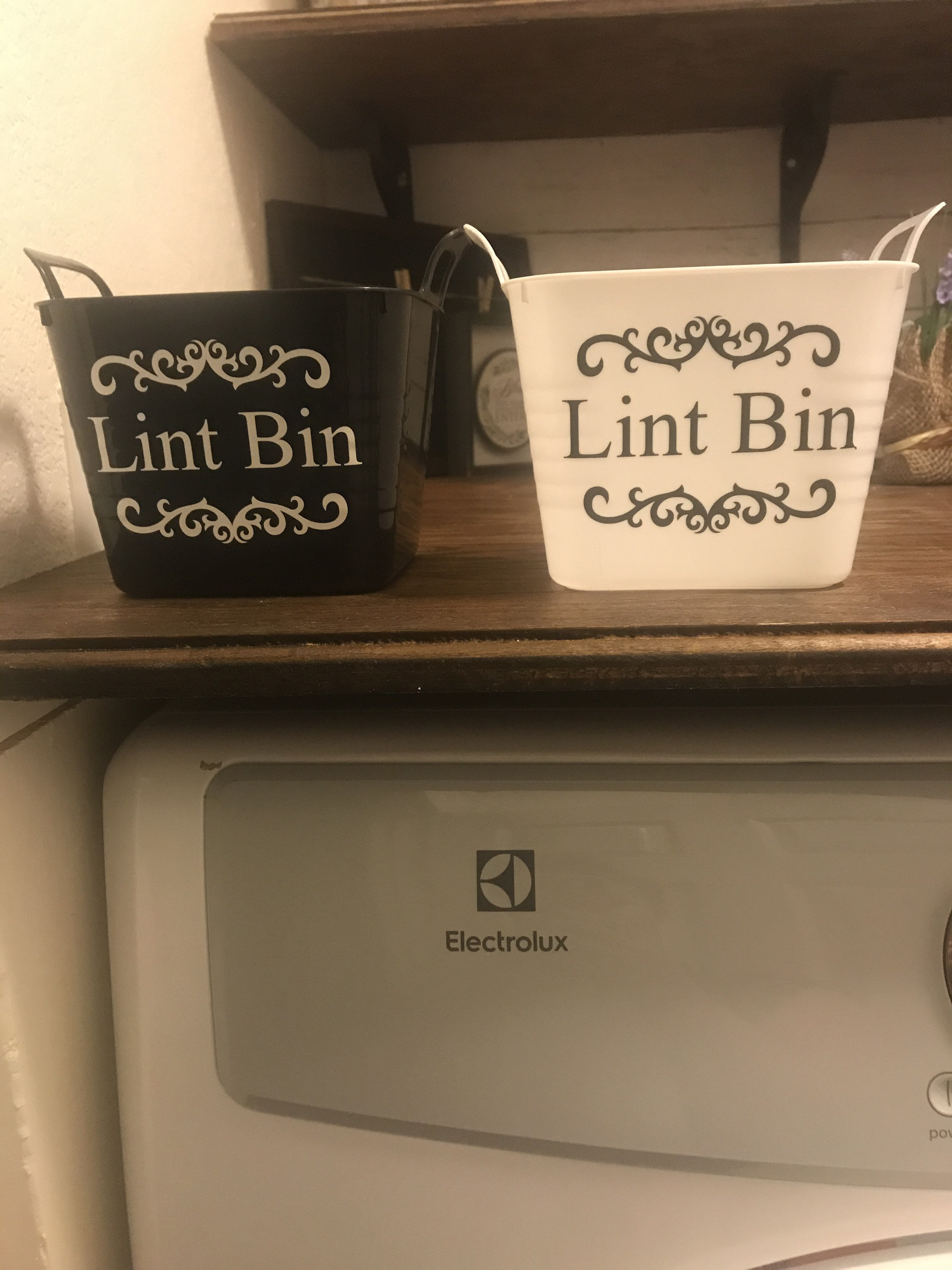 Lint Decal Laundry Room Decor Lint Bin Vinyl Decal for - Etsy