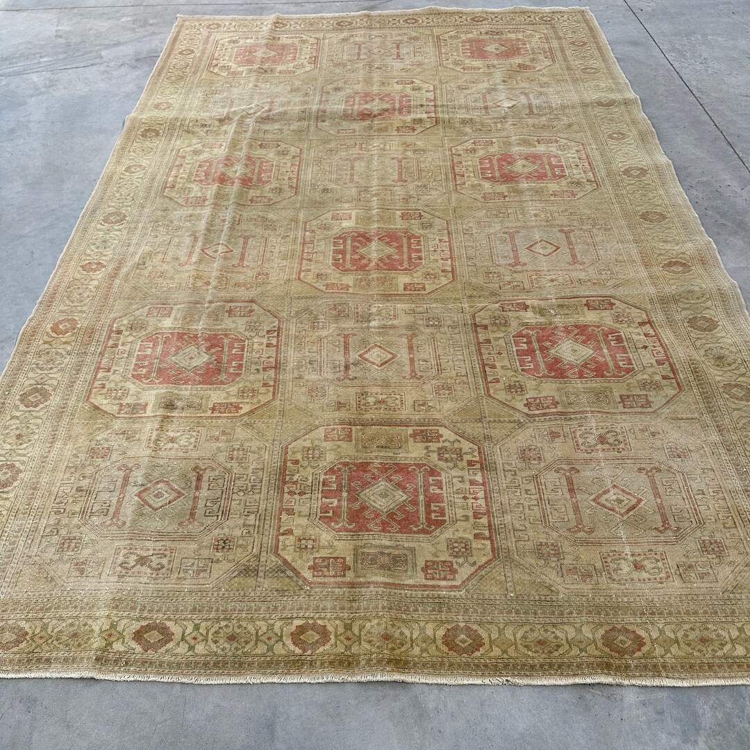 Vintage Rug, Turkish Rug, 7x10 Ft Large Rug, Anatolian Rugs, Rugs for ...