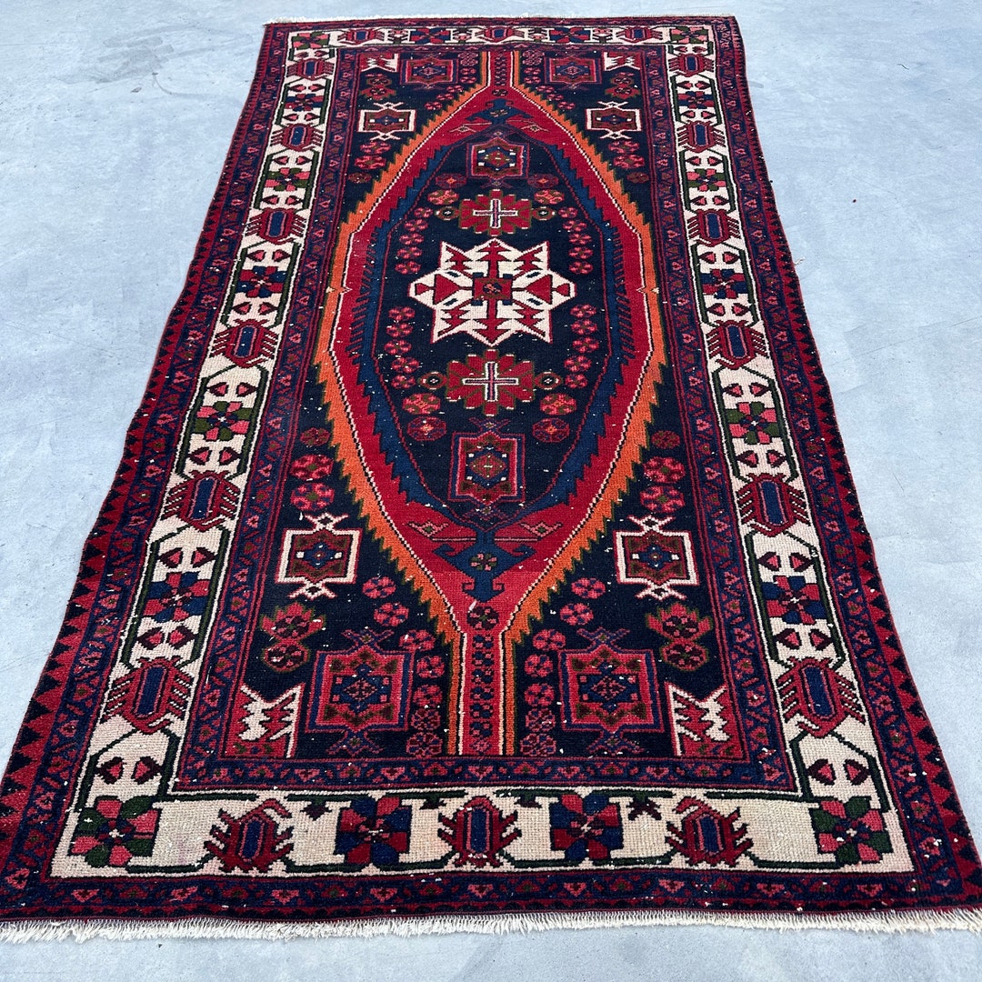 Turkish Rug, 5x8 Area Rugs, Vintage Rug, Antique Rug, Rugs for Salon, 4 ...