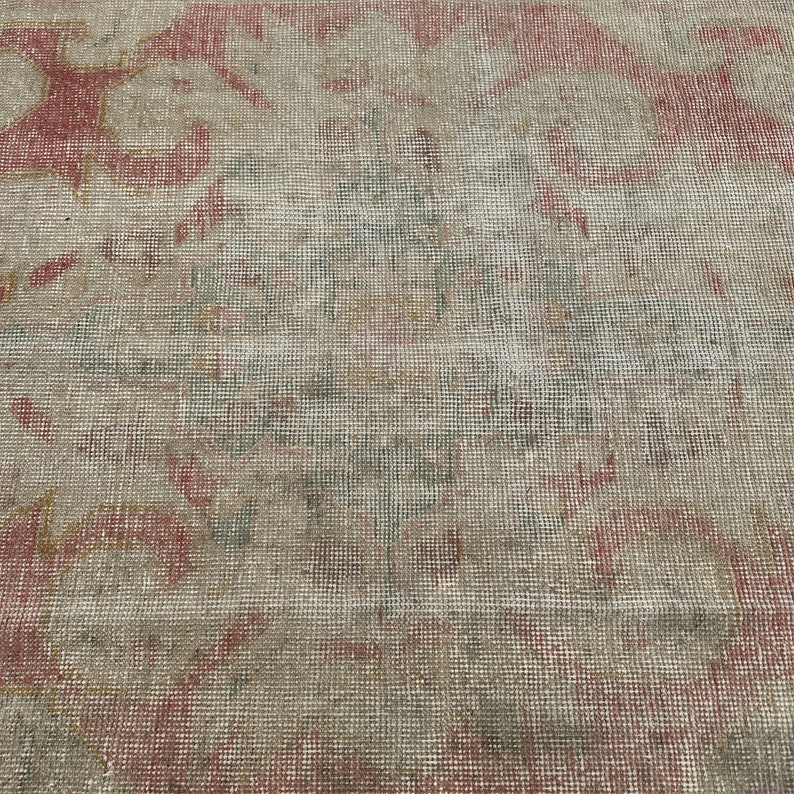 Vintage Rug, 3.9x7 Ft Area Turkish Rug, Red Gray Animal Print Rug - Etsy UK