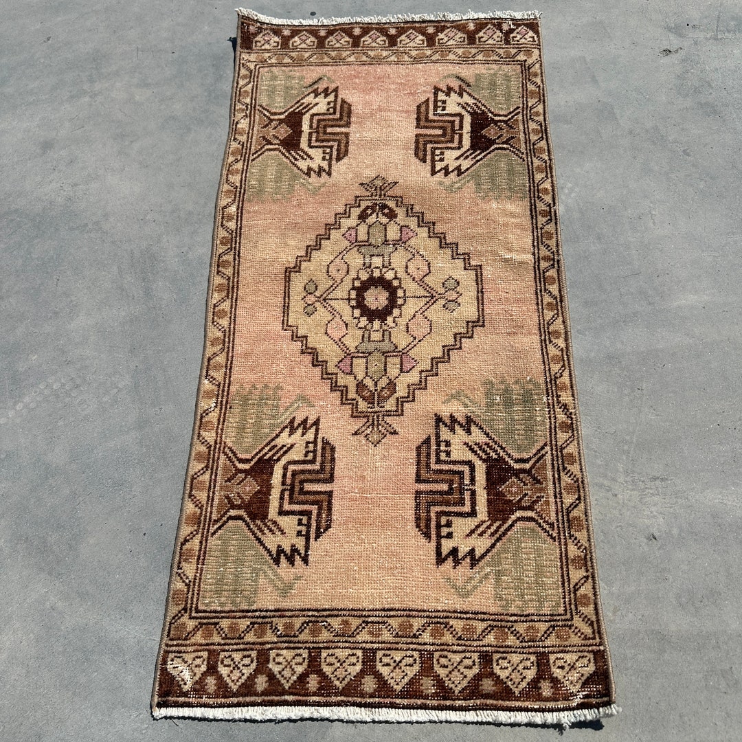 Turkish Rug, Vintage Rug, 2x4 Small Rug, Antique Rugs, Rugs for Entry ...