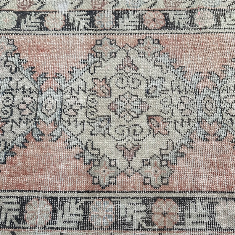 Vintage Turkish Rug 2.9x6 Ft, Red Plants & Trees Wool Rug - Etsy
