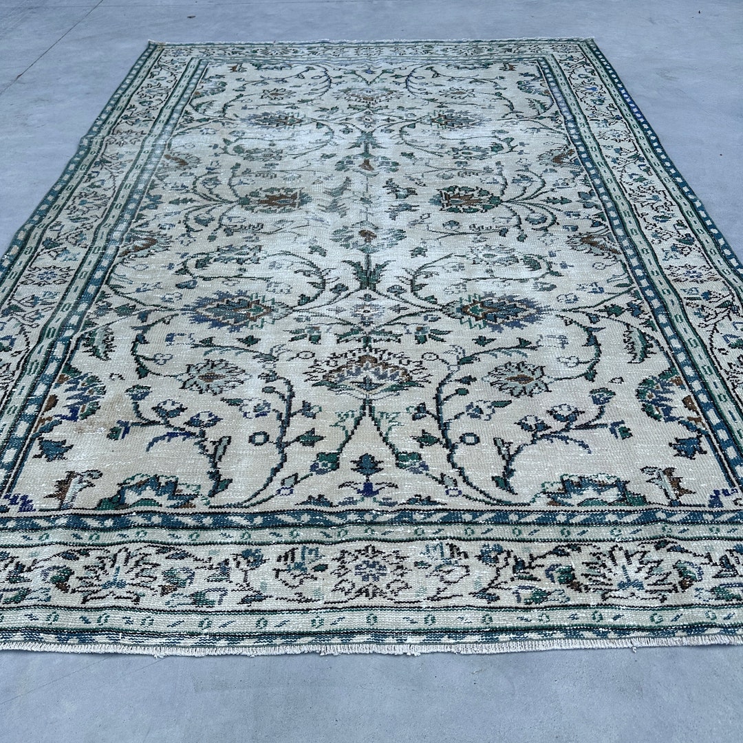 Turkish Rug, 7x10 Large Rug, Vintage Rug, Anatolian Rug, Rugs for ...