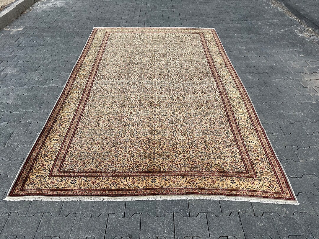 6x10 Feet Vintage Rug Pastel Rug Home Decor Rug Turkish Rug Oushak Rug ...