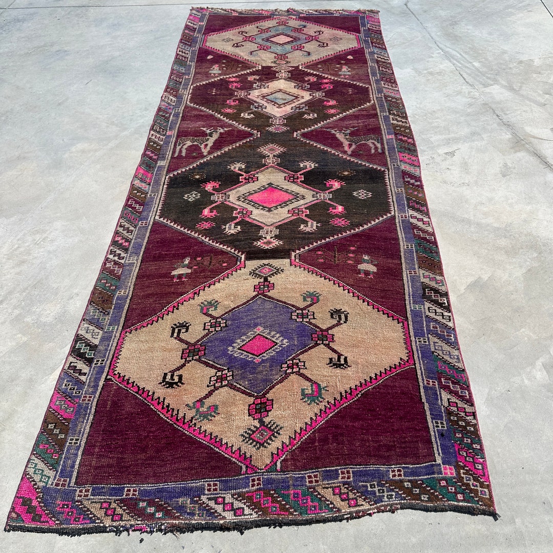 Area Rug, Herki Rug, Vintage Rug, Turkish Rug, Anatolian Rug, Rugs for ...