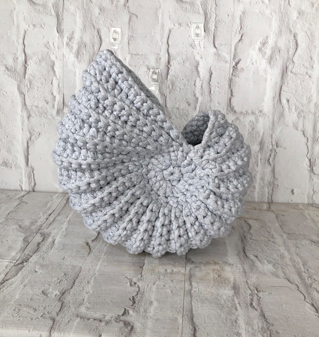 Crochet Ammonite Shell Basket - Etsy