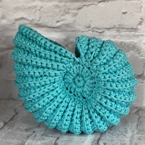 Crochet Ammonite Shell Basket - Etsy
