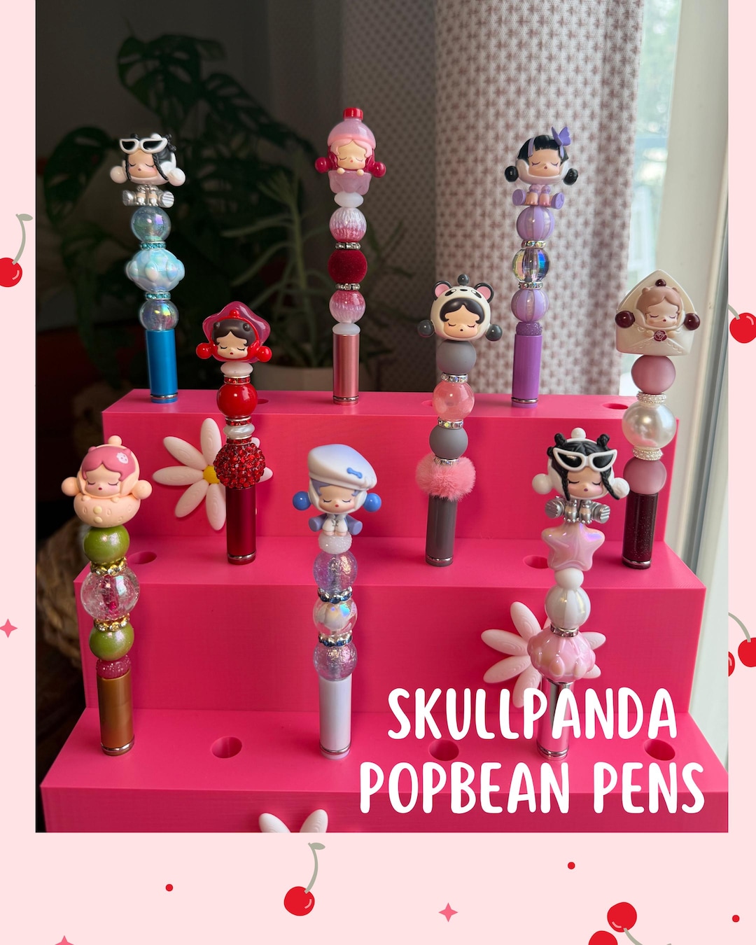 Skull Panda Pop Bean Pens - Etsy