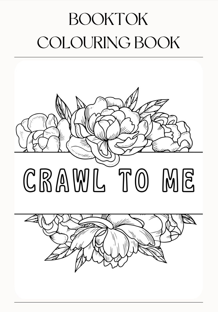 BOOKTOK COLOURING BOOK Adult Colouring, Colouring Book, Colouring ...