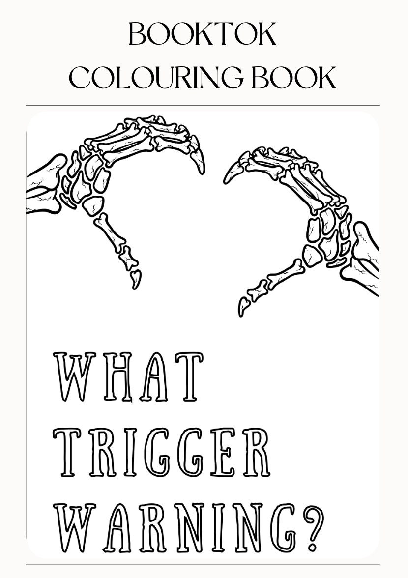 BOOKTOK COLOURING BOOK Adult Colouring, Colouring Book, Colouring ...