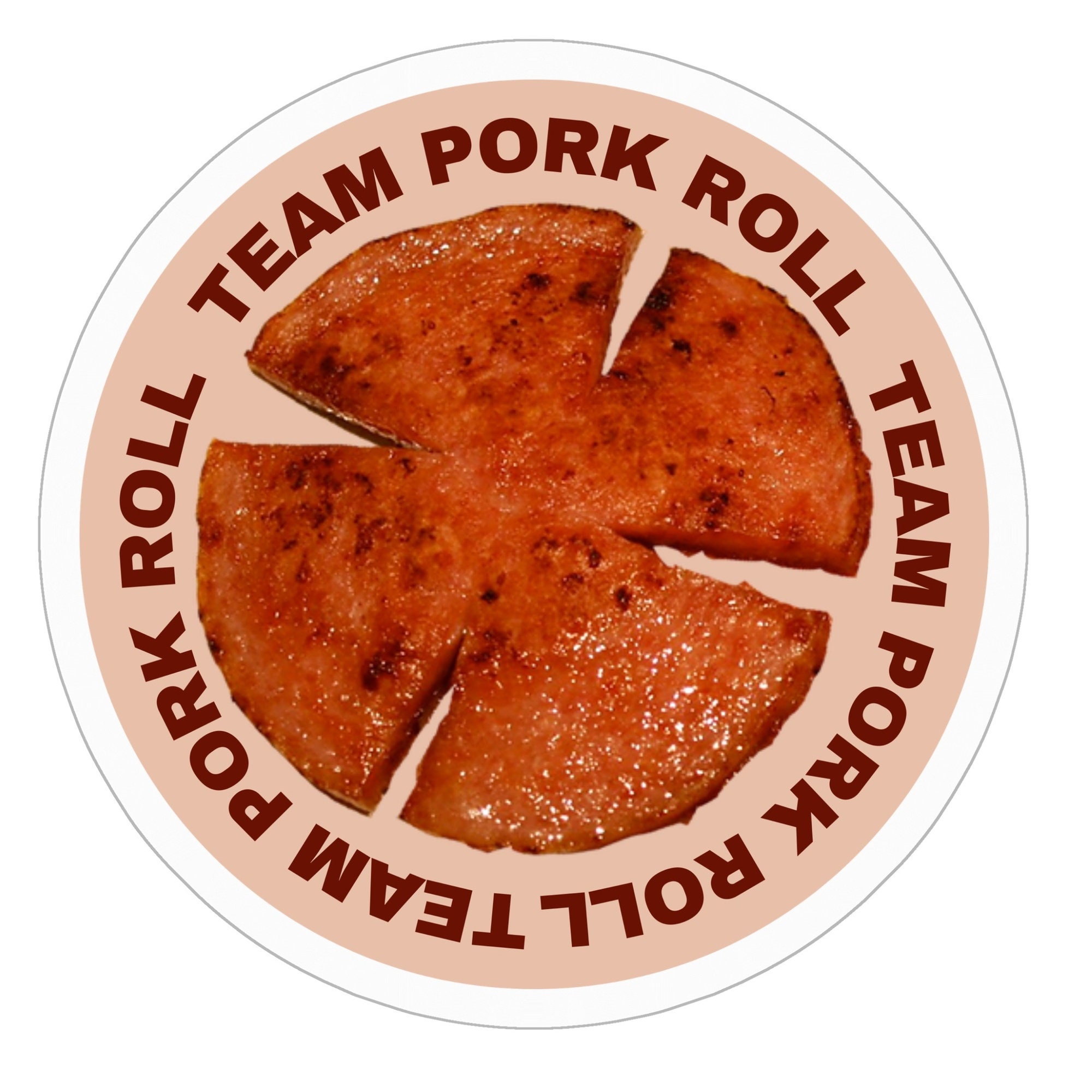 Team Pork Roll Sticker 3, New Jersey, Pork Roll Lover Gift, New Jersey ...