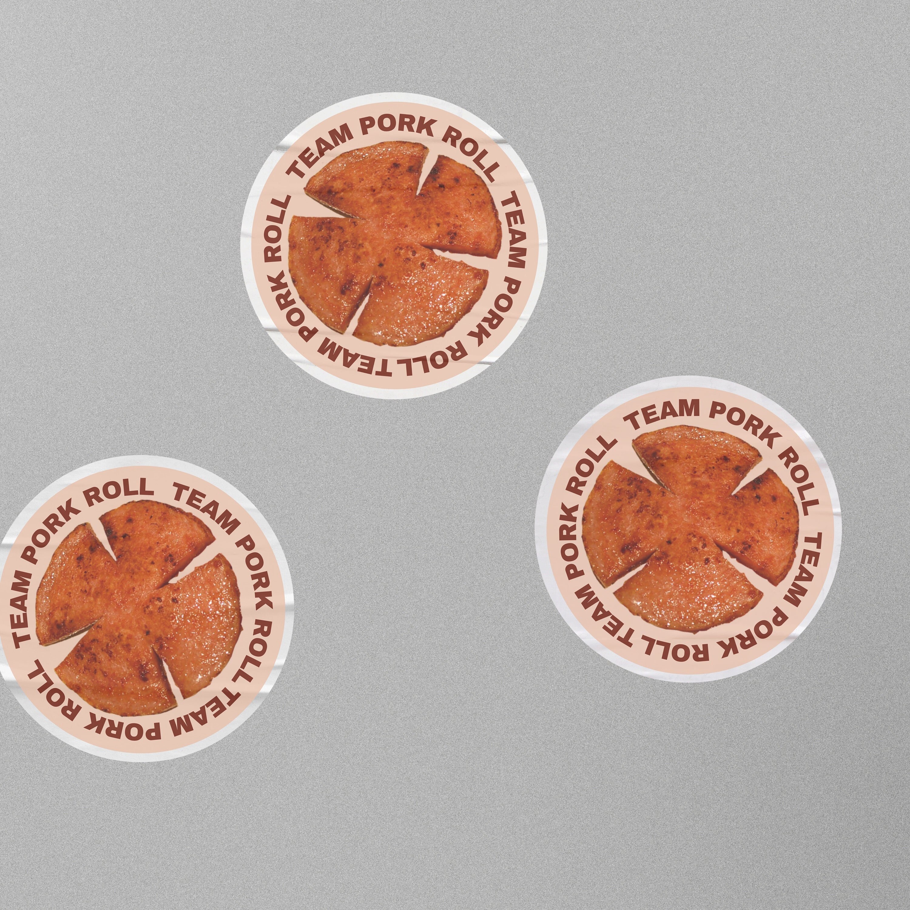 Team Pork Roll Sticker 3, New Jersey, Pork Roll Lover Gift, New Jersey ...