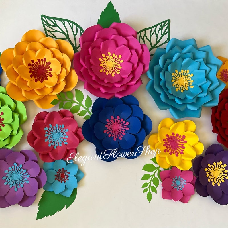 Mexican Paper Flowers - Etsy