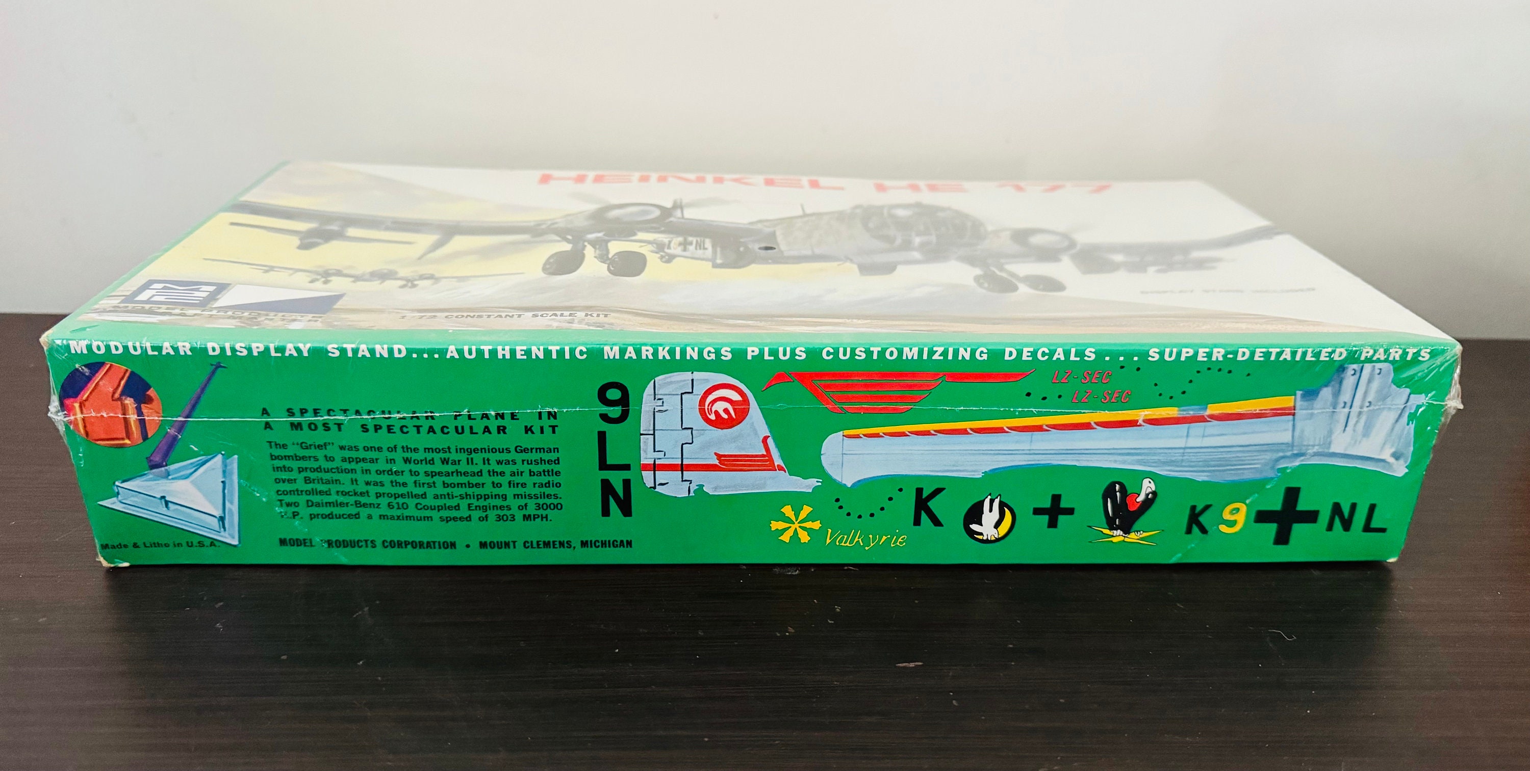 MPC Model Kit Heinkel HE 177 Scale 1:72 No. 122-200 Detailed Authentic ...