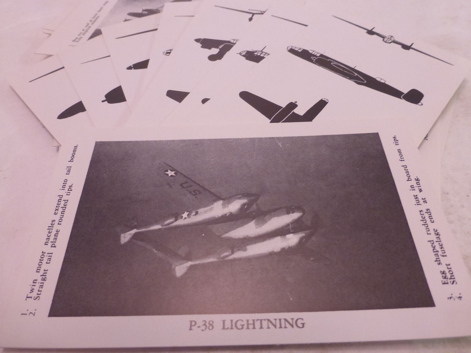 Plane Packet Flash Cards 56 Photos Airplanes US Army & Navy | Etsy