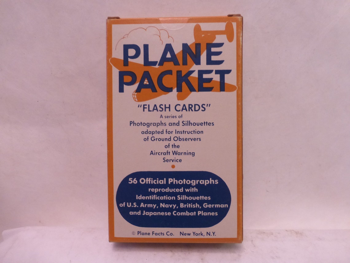 Plane Packet Flash Cards 56 Photos Airplanes US Army & Navy | Etsy