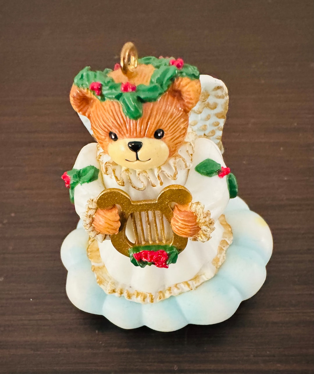 Teddy Bear Angel on A Cloud Enesco Christmas Ornament Artist Lucy Rigg ...