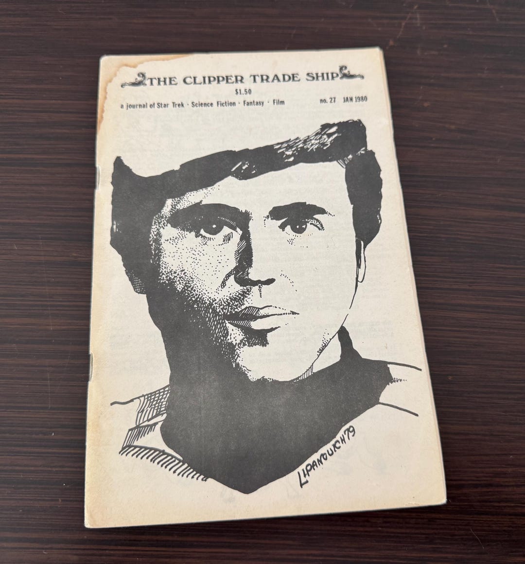 Star Trek Fanzine the Clipper Trade Ship A Journal of Star Trek No. 27 ...