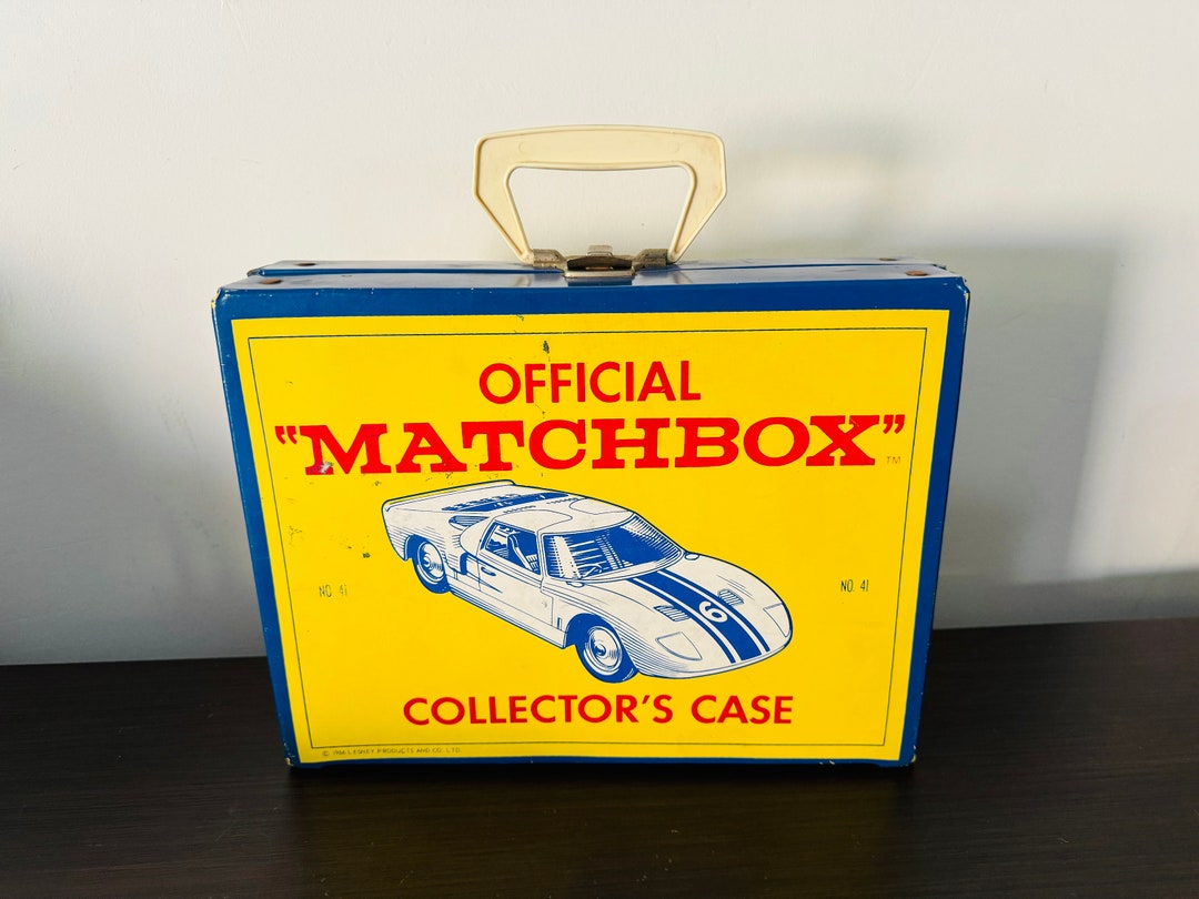 1960'a Official matchbox Collector's Case Carry Case Feature Car No. 41 ...