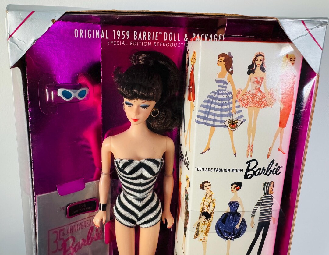 35th Anniversary Barbie Special Edition Original 1959 Barbie Doll ...