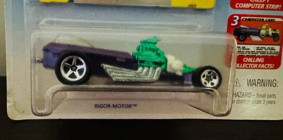 Hot Wheels Vintage Computer Cars Computer Disk Rigor-motor No. 15452 by ...