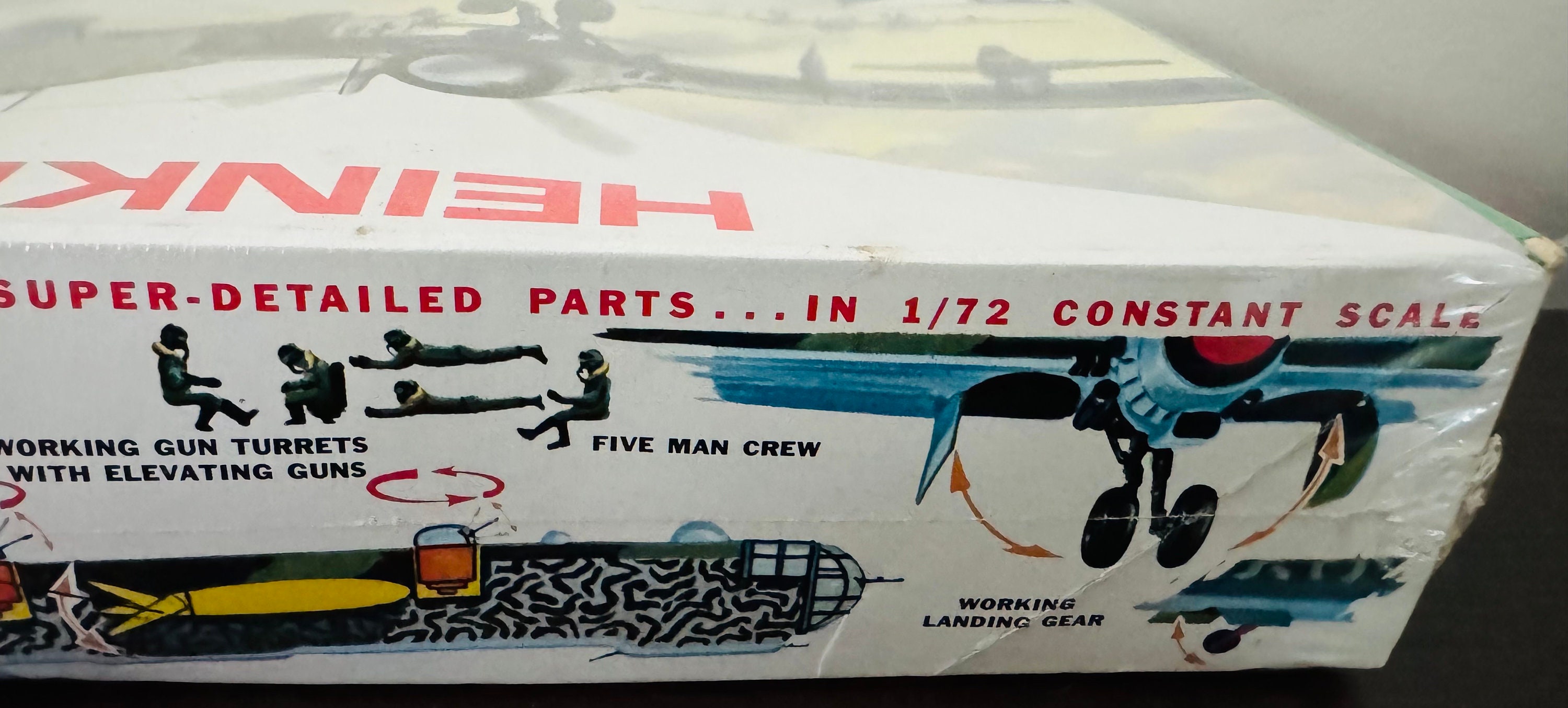 MPC Model Kit Heinkel HE 177 Scale 1:72 No. 122-200 Detailed Authentic ...