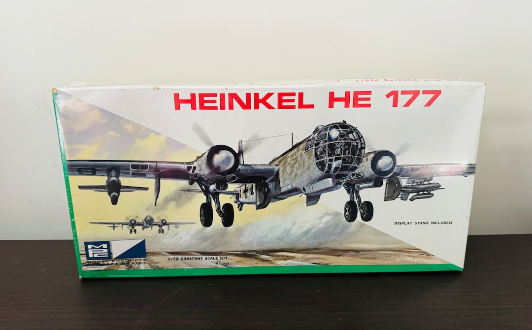 MPC Model Kit Heinkel HE 177 Scale 1:72 No. 122-200 Detailed Authentic ...