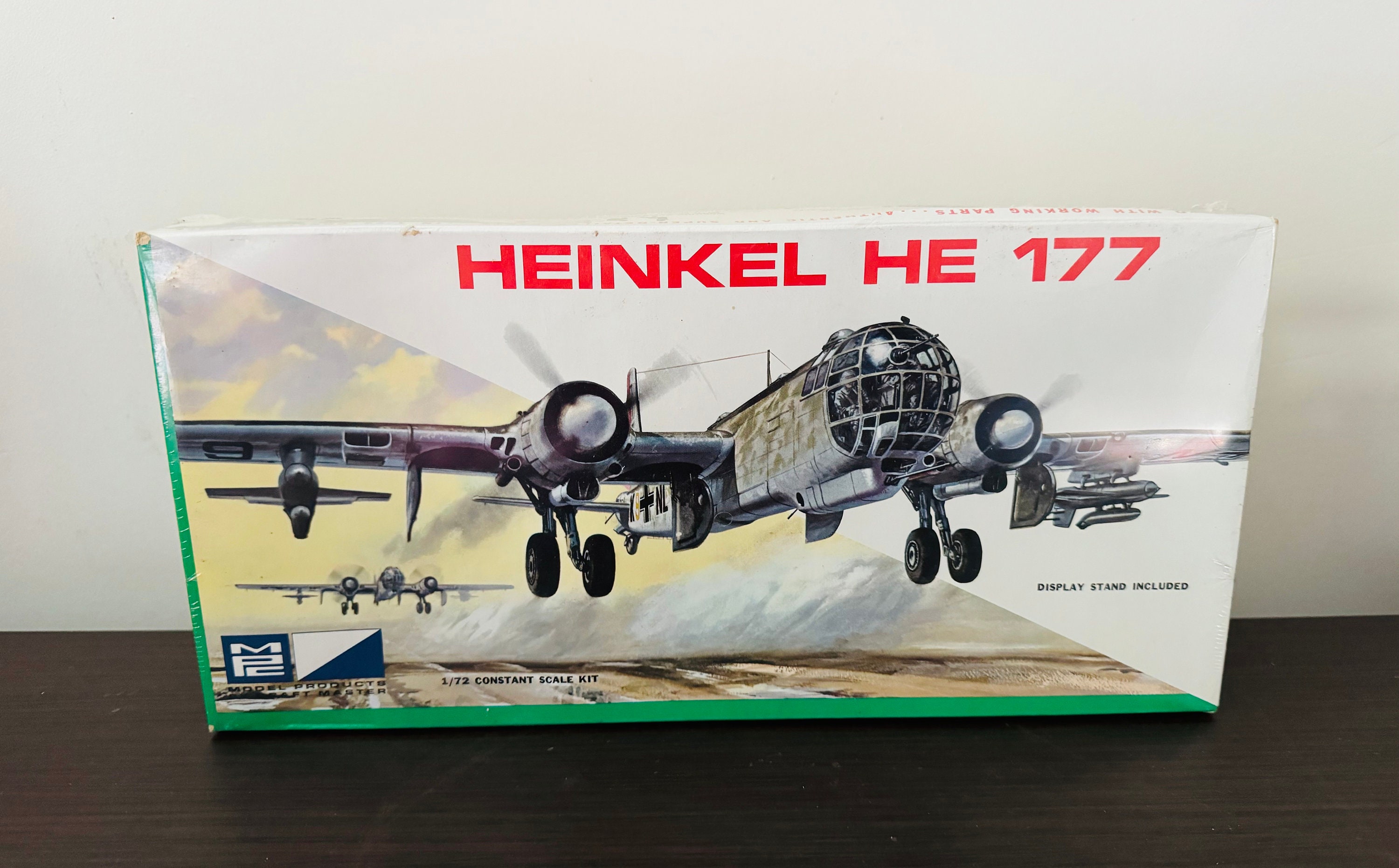 MPC Model Kit Heinkel HE 177 Scale 1:72 No. 122-200 Detailed Authentic ...