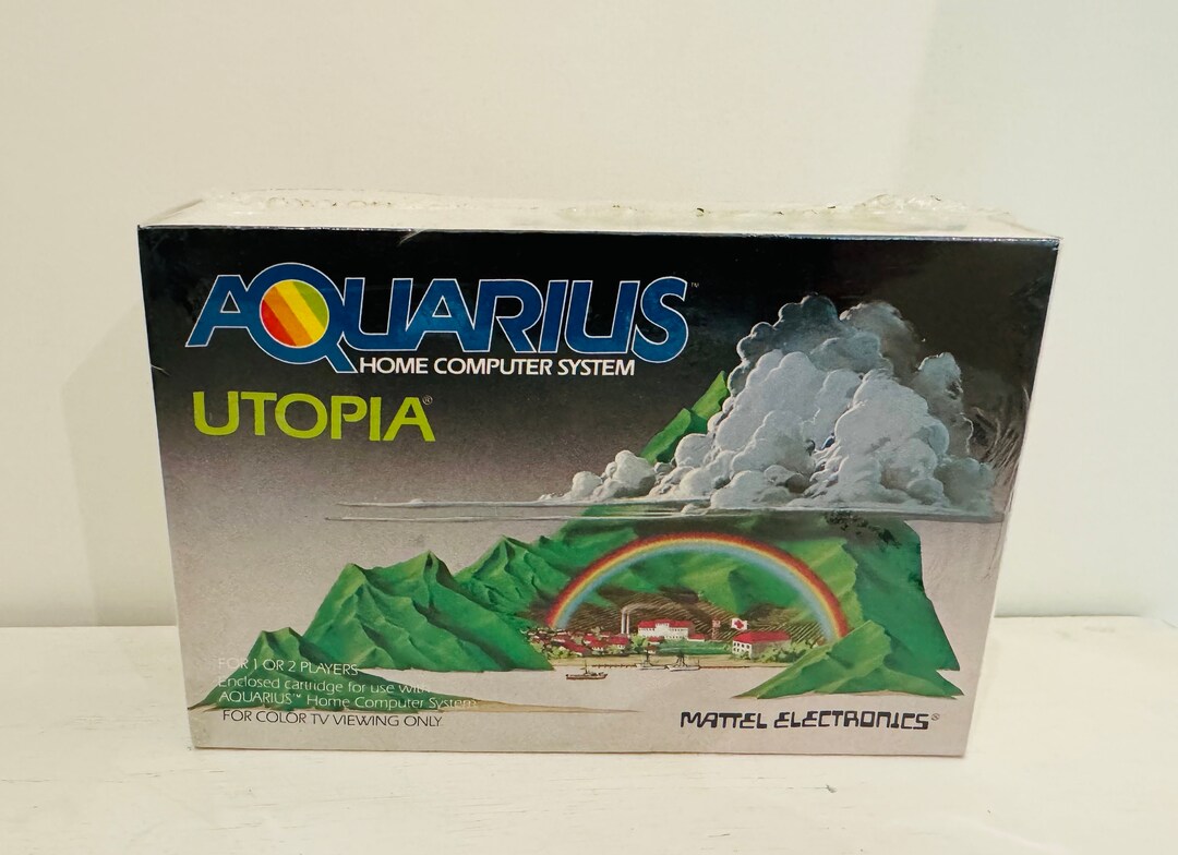 Mattel Electronics Utopia Vintage Computer Games Aquarius Home Computer ...