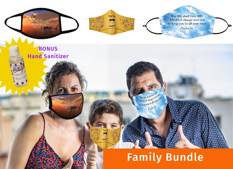 Family Face Mask Bundle - Etsy