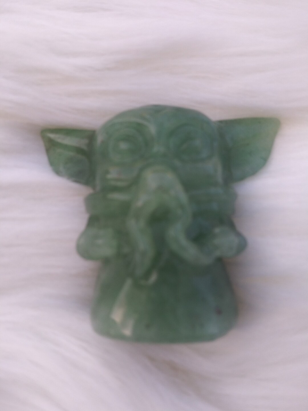 Star Wars Baby Yoda Green Aventurine, Grogu - Etsy