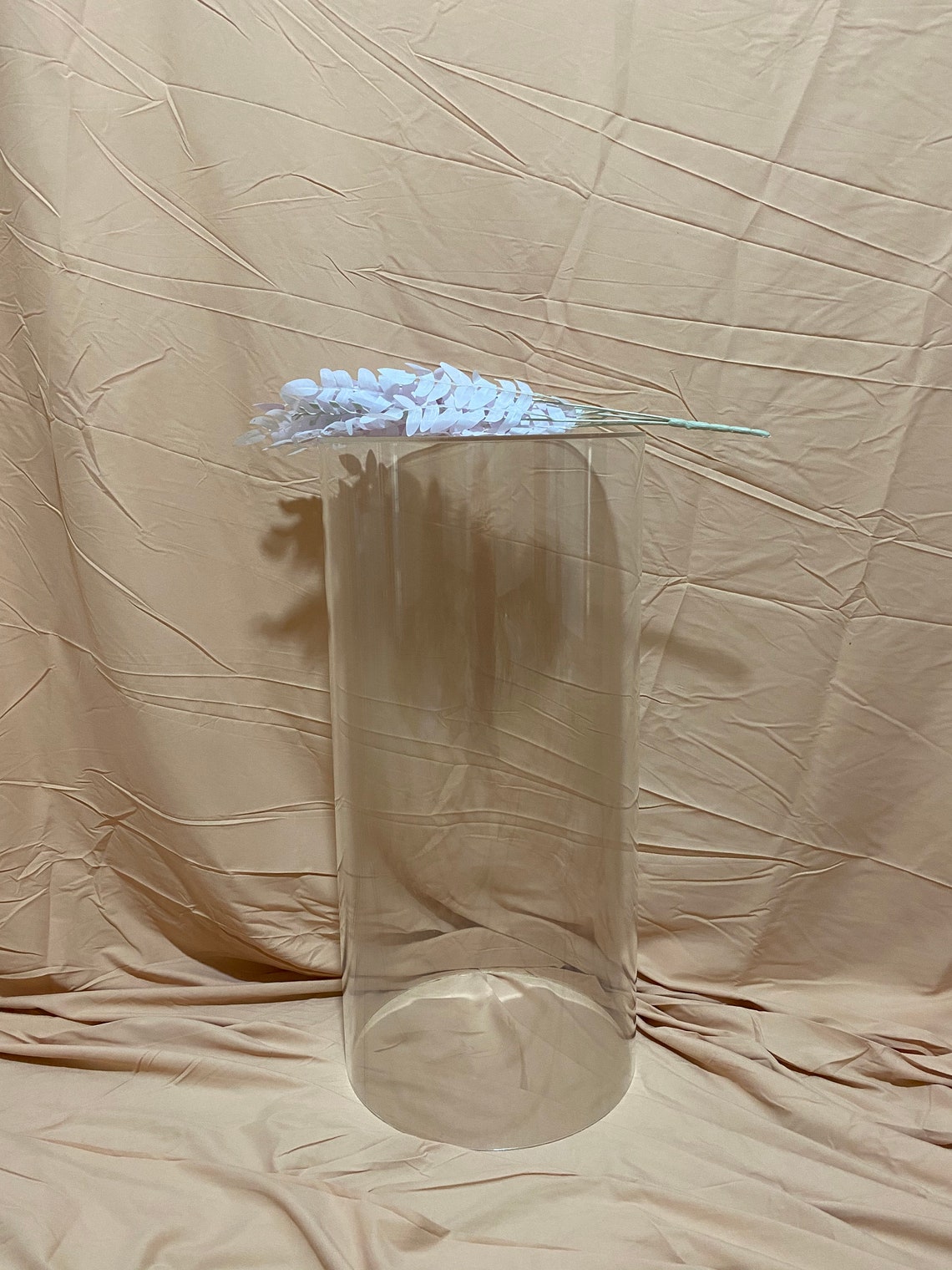 Round Clear Acrylic Cylinder Display Plexiglass Column Plinths ... Round Clear Acrylic Cylinder Display Plexiglass Column Plinths ...